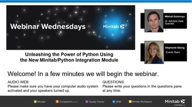 Minitab Webinar: Unleashing the Power of Python